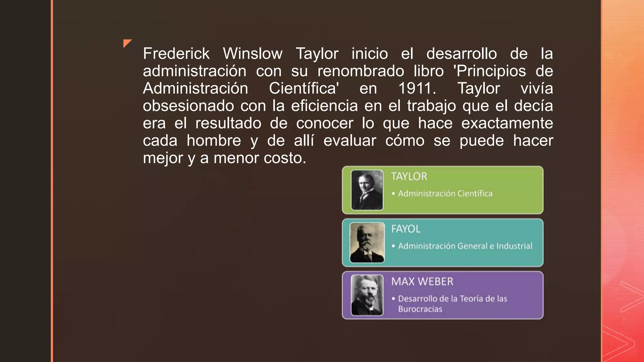 La administracion tradicional | PPTX