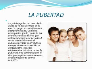 La Adolescencia | PPSX