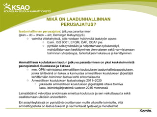 Laadunhallinta | PPT