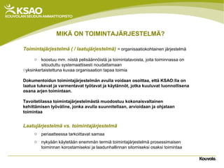 Laadunhallinta | PPT