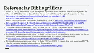 “La Agenda 2030 para el desarrollo sostenible en el nuevo contexto ...