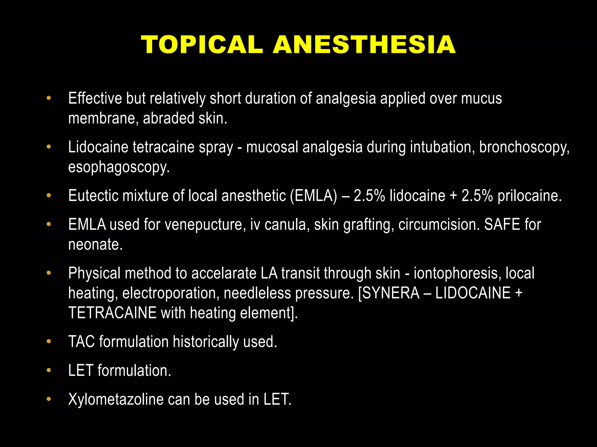 Local Anesthetic drugs | PPTX