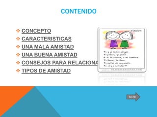 La amistad | PPTX