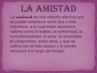 La amistad | PPS