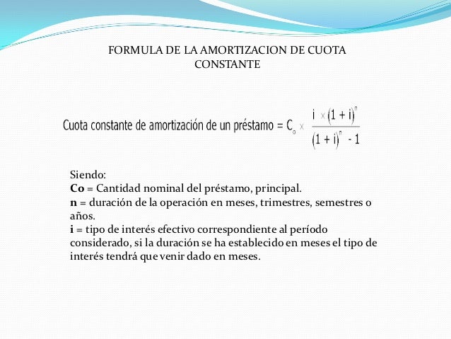 Formula Para Calcular Cuota Fija Prestamo - prestamos a pymes santander