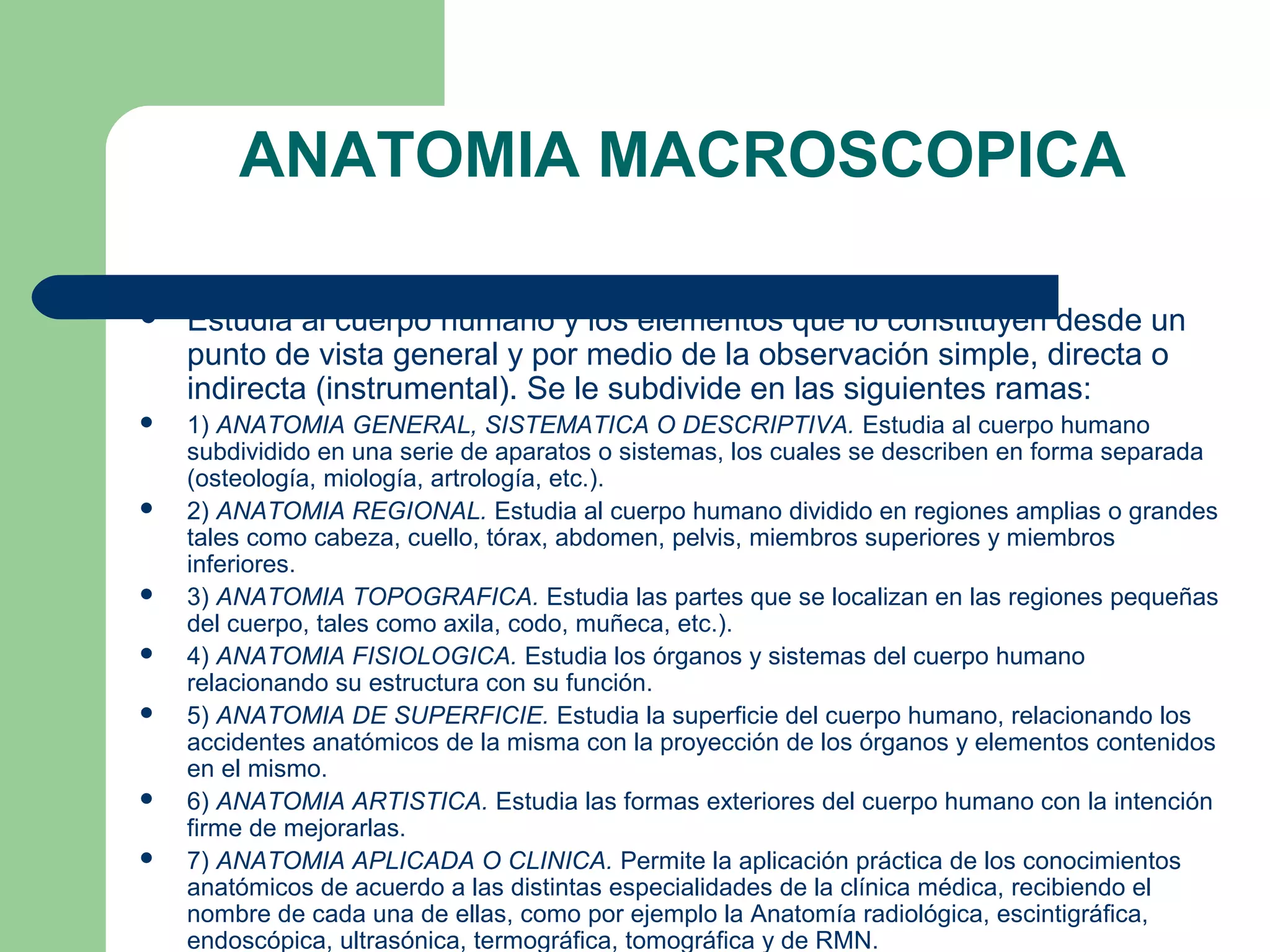 La anatomia humana. | PPT