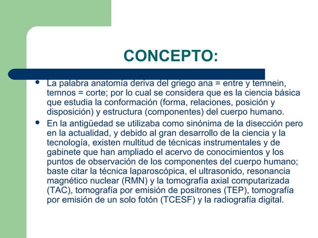 La anatomia humana. | PPT