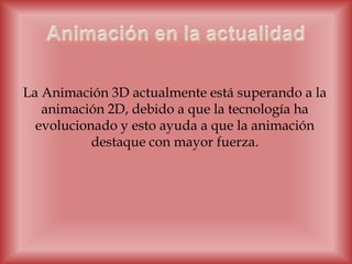 La animación digital y su evolución | PPTX