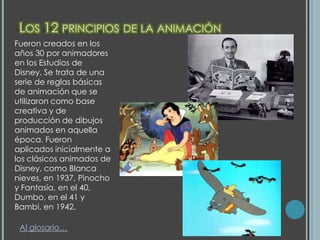 La animación y sus principios | PPTX