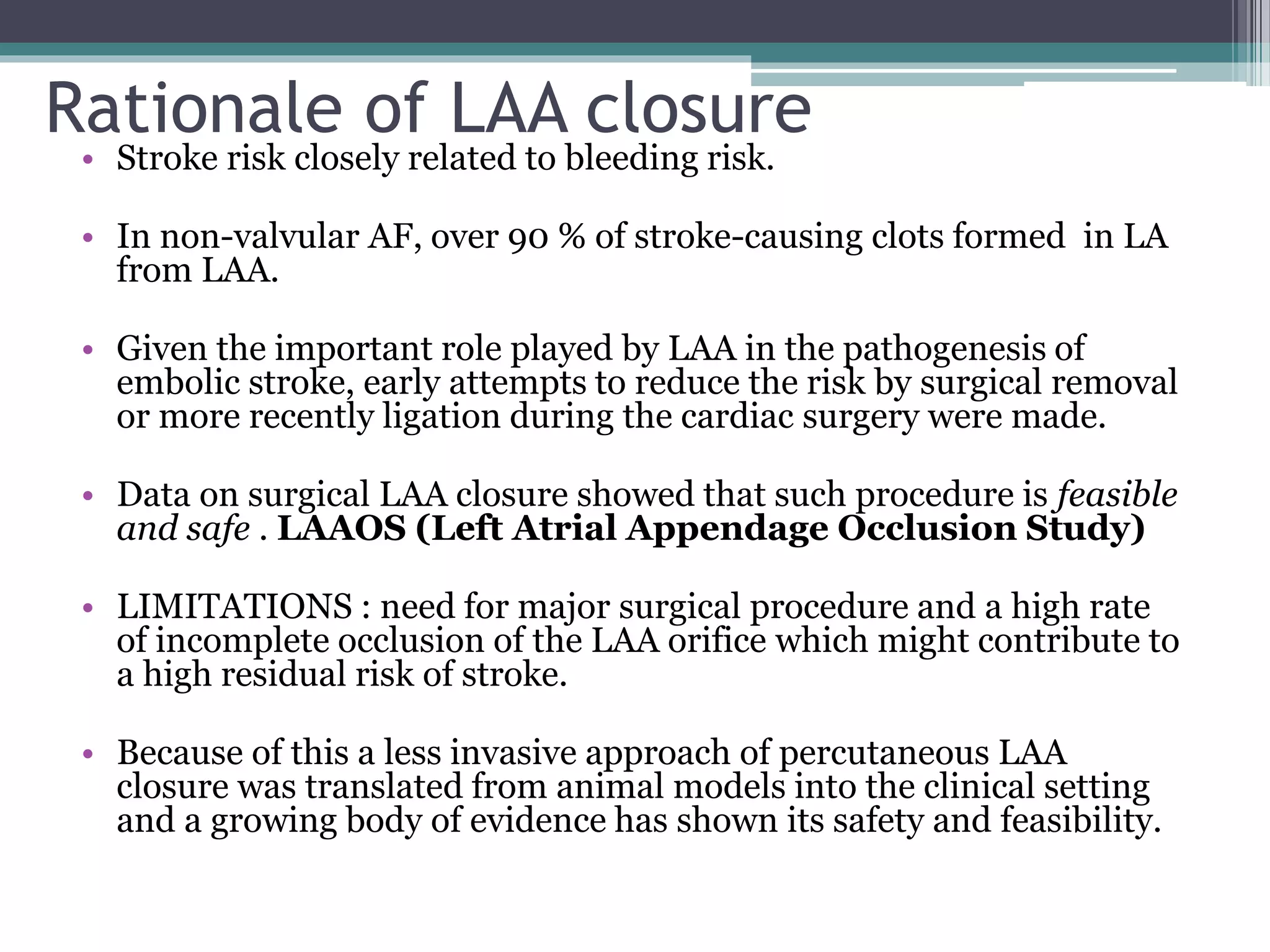 La appendage closure devices,final (2) | PPTX