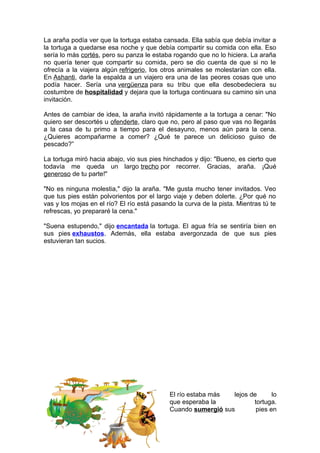 La arana y_la_tortuga | DOC