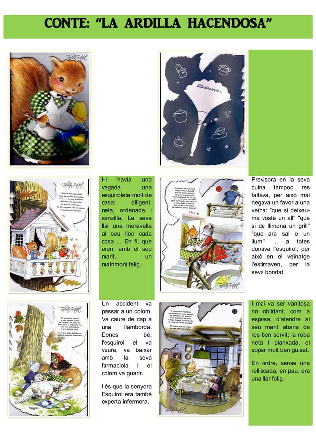 La ardilla hacendosa | PDF