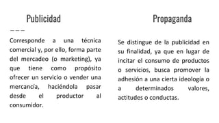 La argumentación en la publicidad y propaganda | PPTX