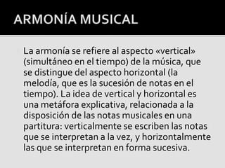 La armonía musical.pptx. alejandro osvaldo patrizio | PPTX