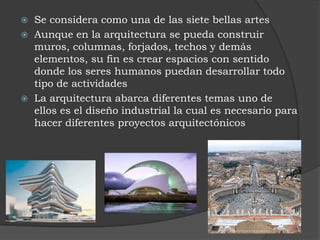 La arquitectura | PPTX
