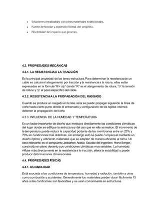 La arquitectura textil o tenso estructuras | DOCX