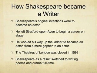 LA Assignment Shakespeare Research | PPTX