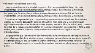 La atmosfera t2 | PPTX