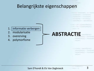 Object-georiënteerd programmeren | PPTX
