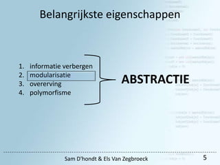 Object-georiënteerd programmeren | PPTX
