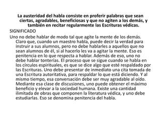 La austeridad | PPTX