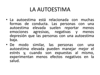 La autoestima | PPTX