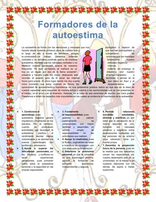 La autoestima- evylopez | DOCX