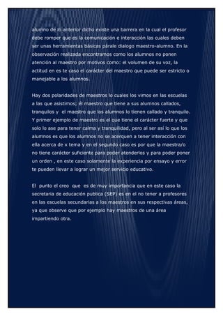 LA REFLEXION DE SER MAESTRO | DOC