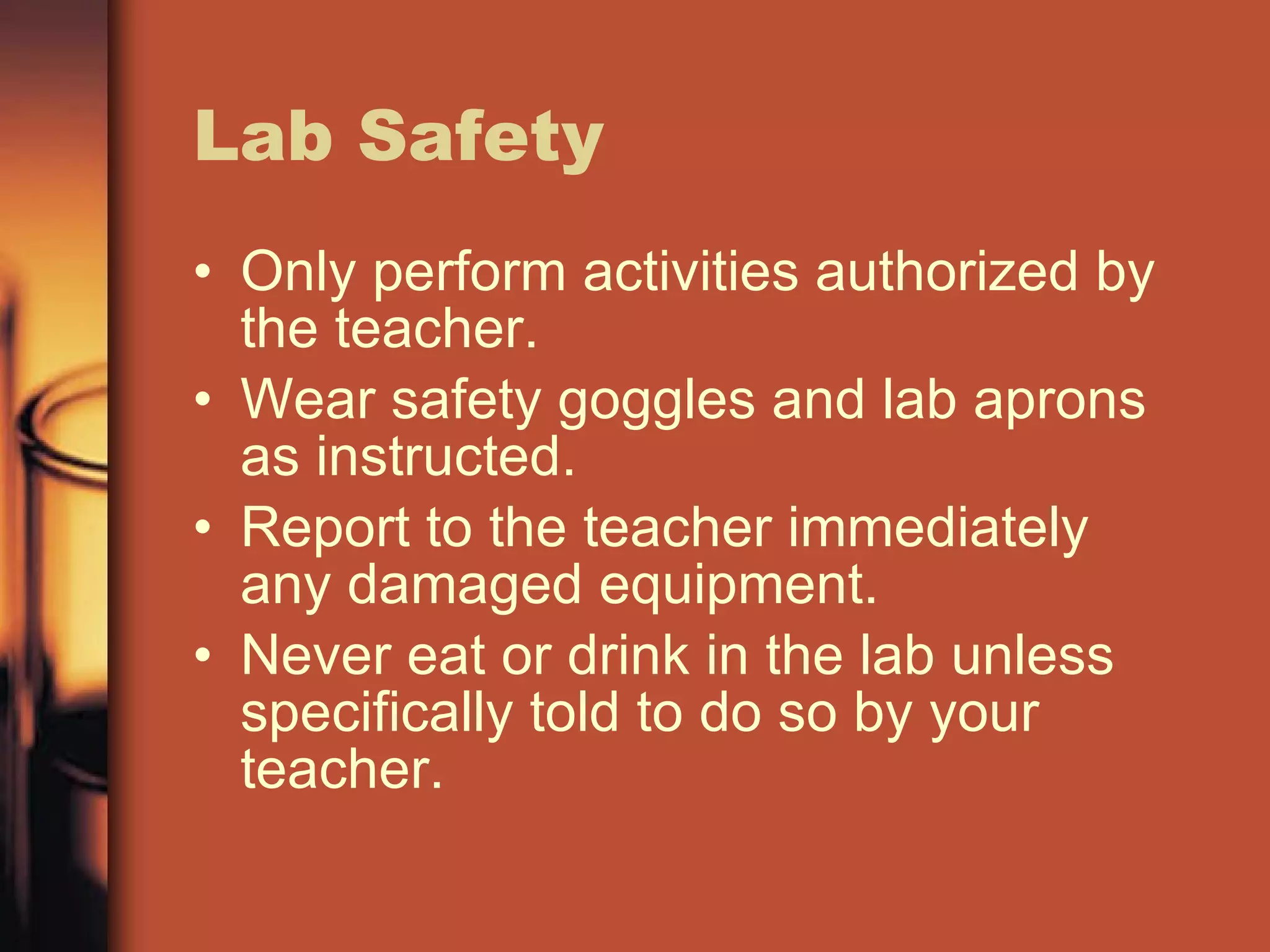Lab Safety | PPT | First Aid | Injuries