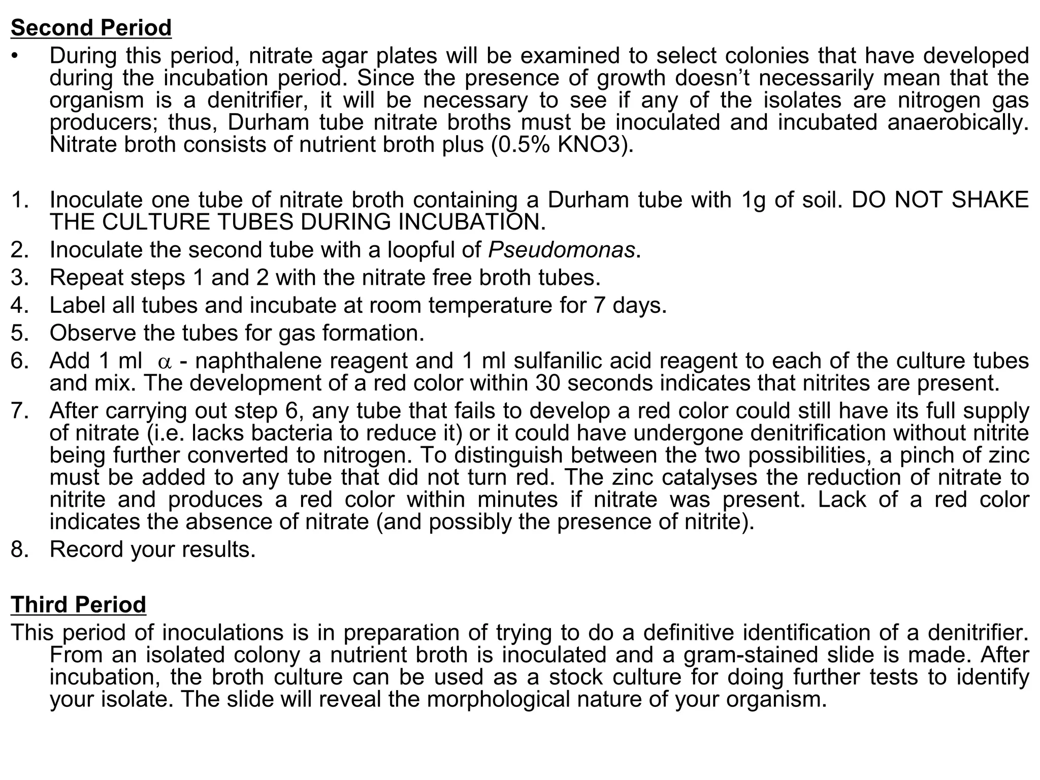 Lab.11 methods for estimating denitrification process | PDF