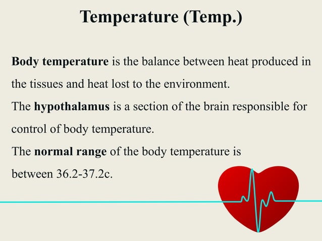 Fundamental of Nursing 4. : Vital Signs | PPT