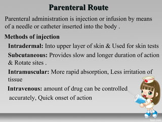 Fundamental of Nursing 6. : Medication Administration | PPT