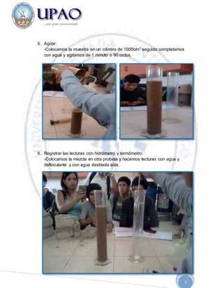 Lab. nº5 granulometria por sedimentacion | DOCX