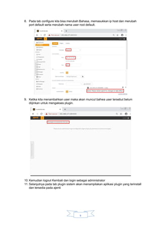 Lab 1 konfigurasi control panel ajenti | PDF