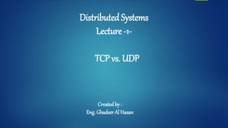 #1 (TCPvs. UDP) | PPTX