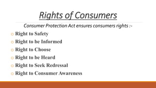 Consumer protection Act 2019 PowerPoint P | PDF