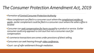 Consumer protection Act 2019 PowerPoint P | PDF