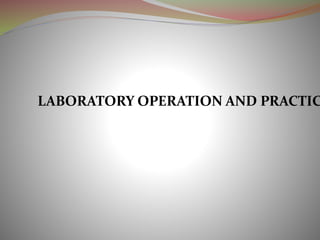 Lab. operations | PPTX