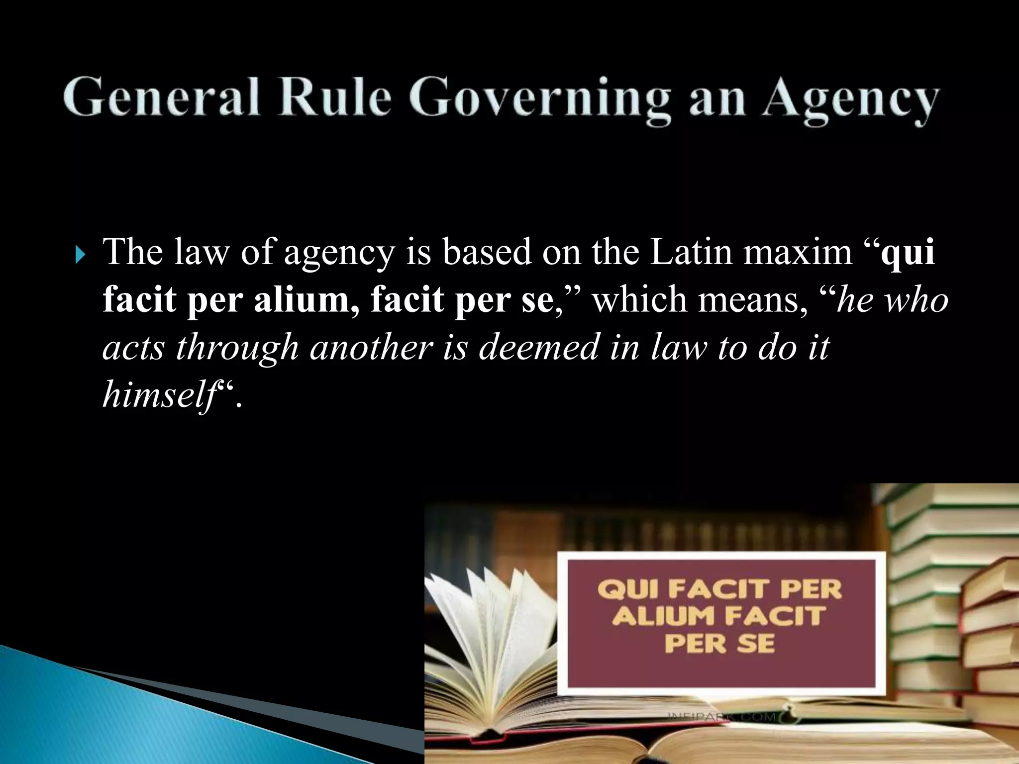 ICA-Contract of agency | PPTX