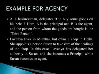 ICA-Contract of agency | PPTX