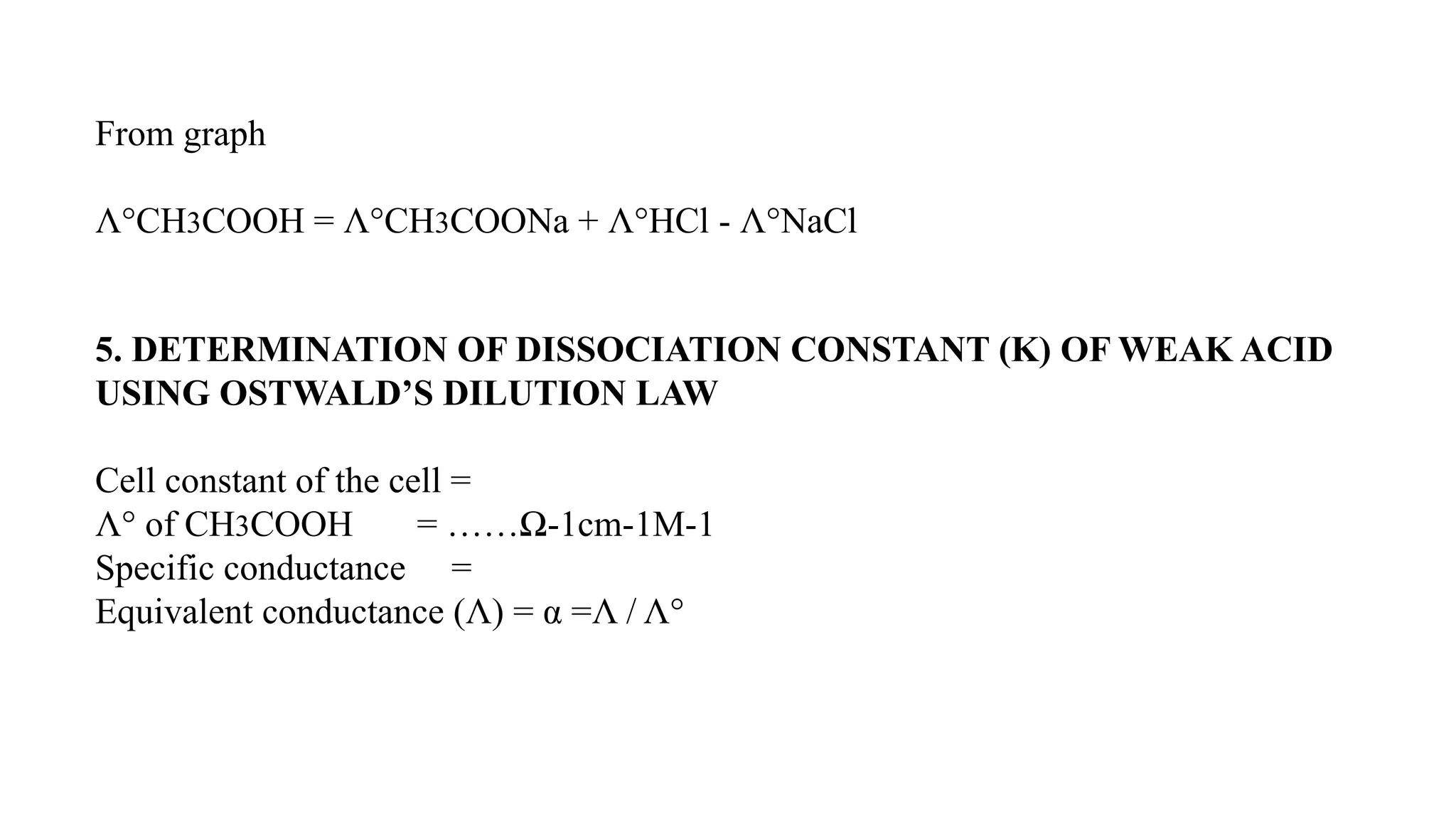 Lab Observation table of Ostwalds Dilution Law.pptx