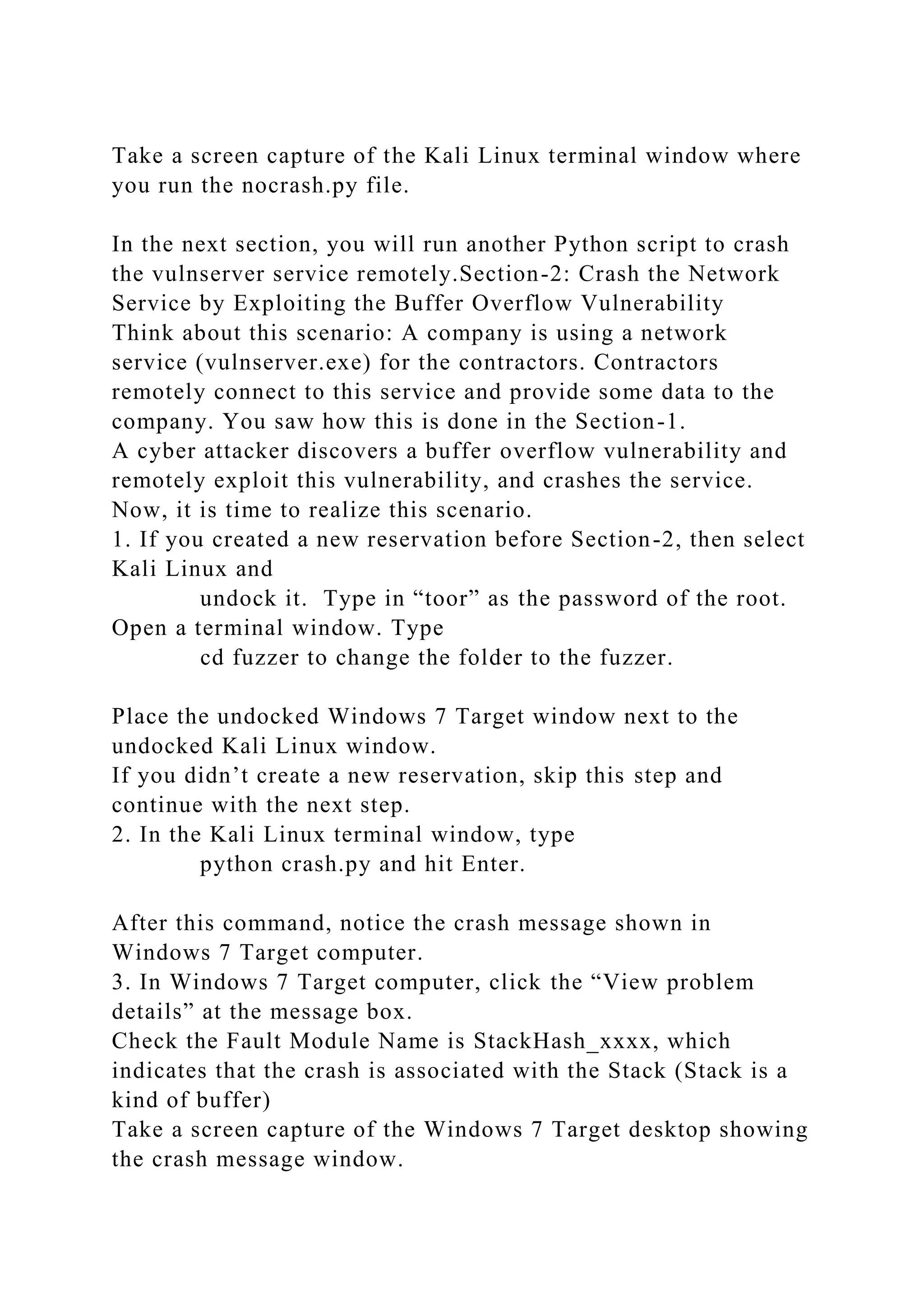 Lab-2 Buffer Overflow In this lab, you will gain insight | PDF