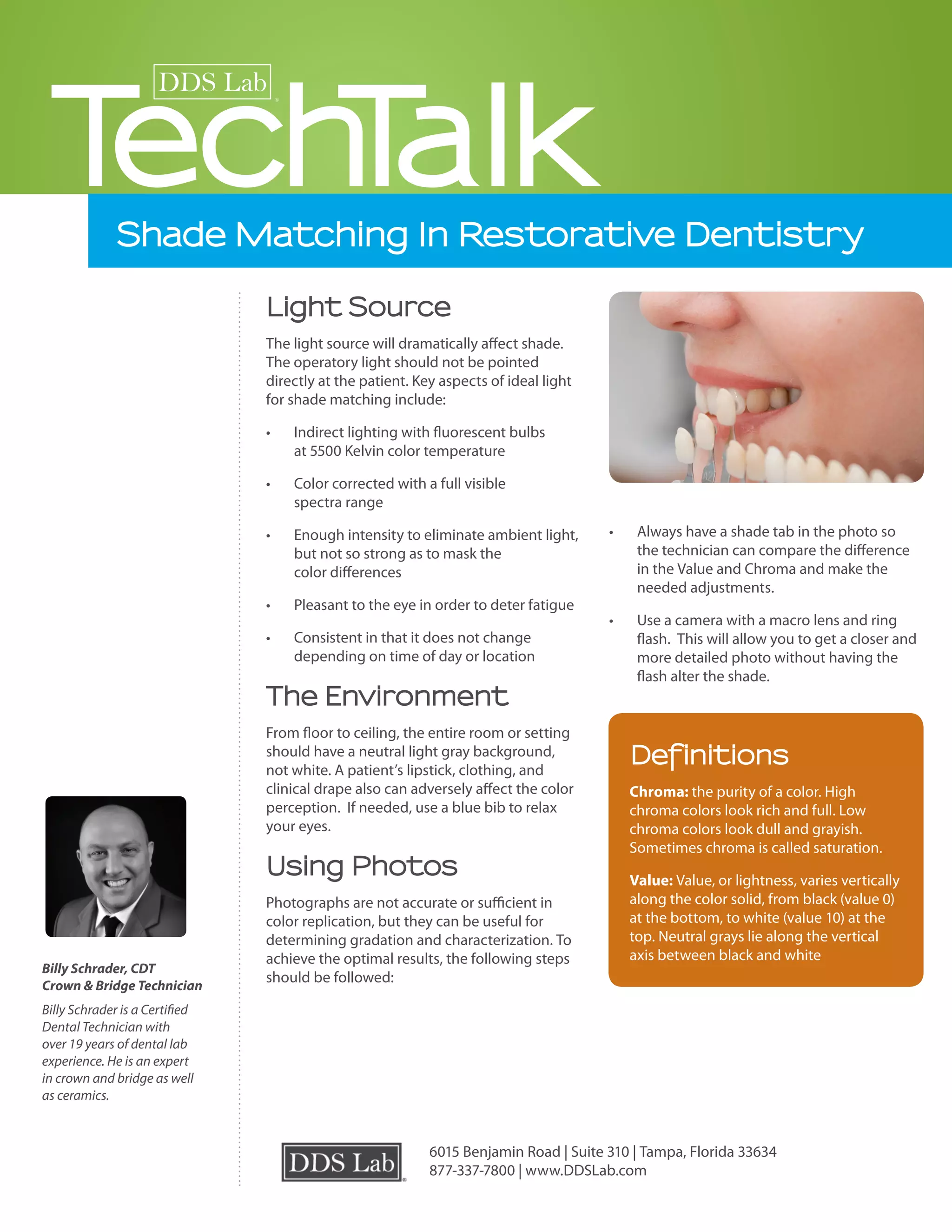 Lab 300167-shade-matching-tech talk | PDF