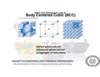 Lab-3 Crystallography of Engineering materials-II | PDF