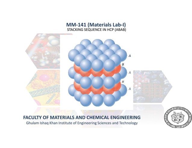 Lab-3 Crystallography of Engineering materials-II | PPT