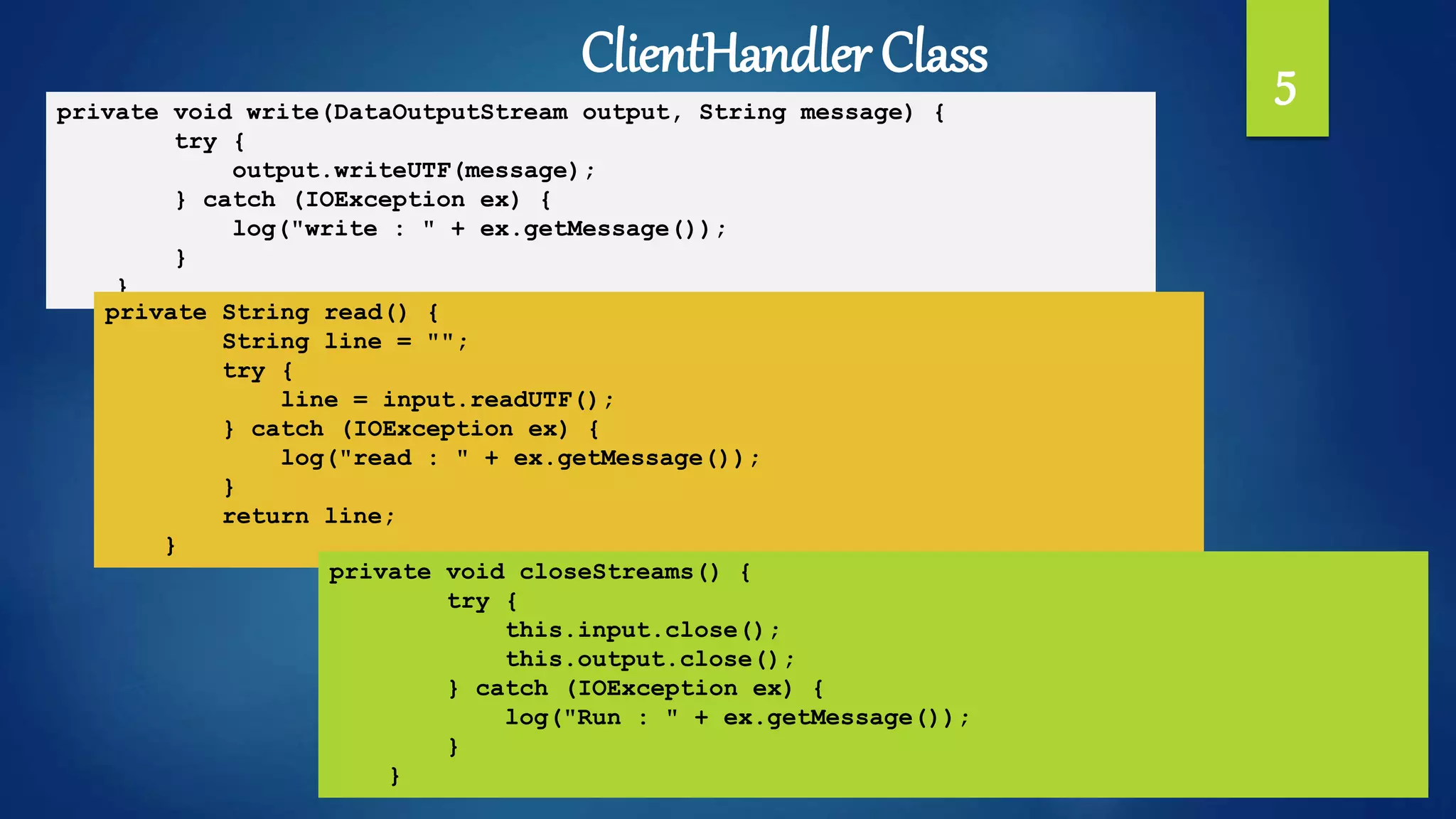 3 Multi Threads With Tcp Pptx