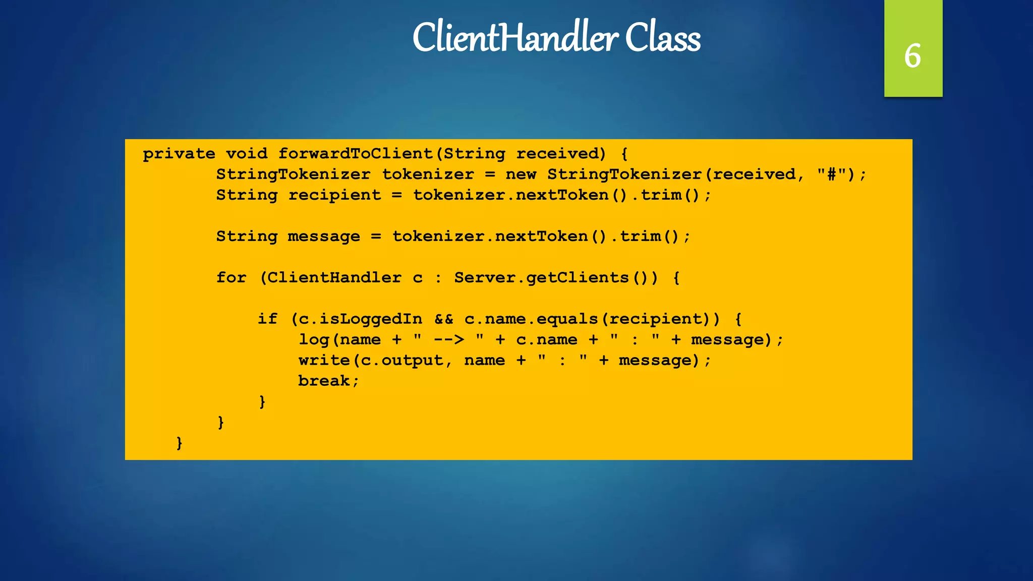 #3 (Multi Threads With TCP) | PPTX