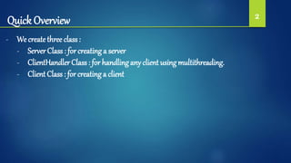 #3 (Multi Threads With TCP) | PPTX