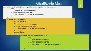 #3 (Multi Threads With TCP) | PPTX