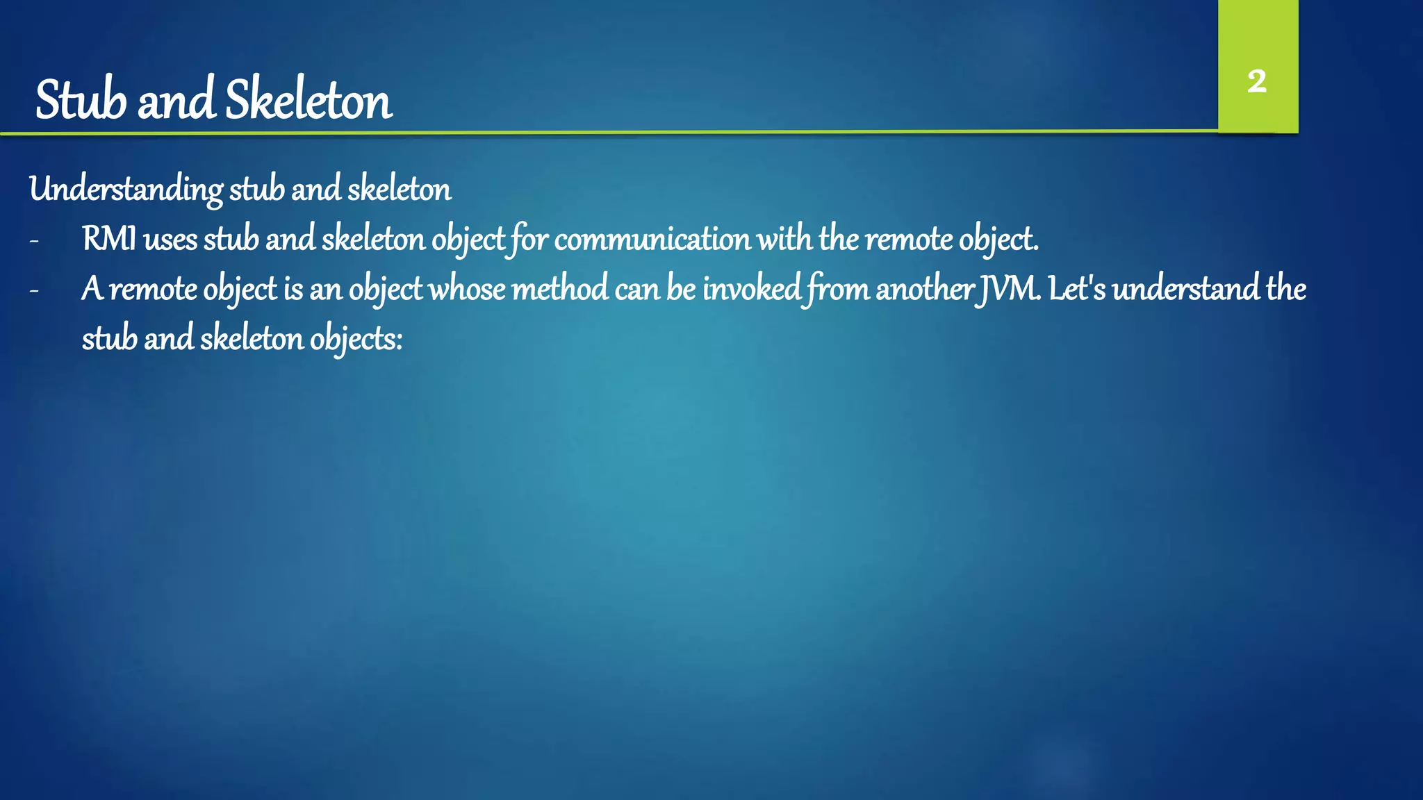 #4 (Remote Method Invocation) | PPT